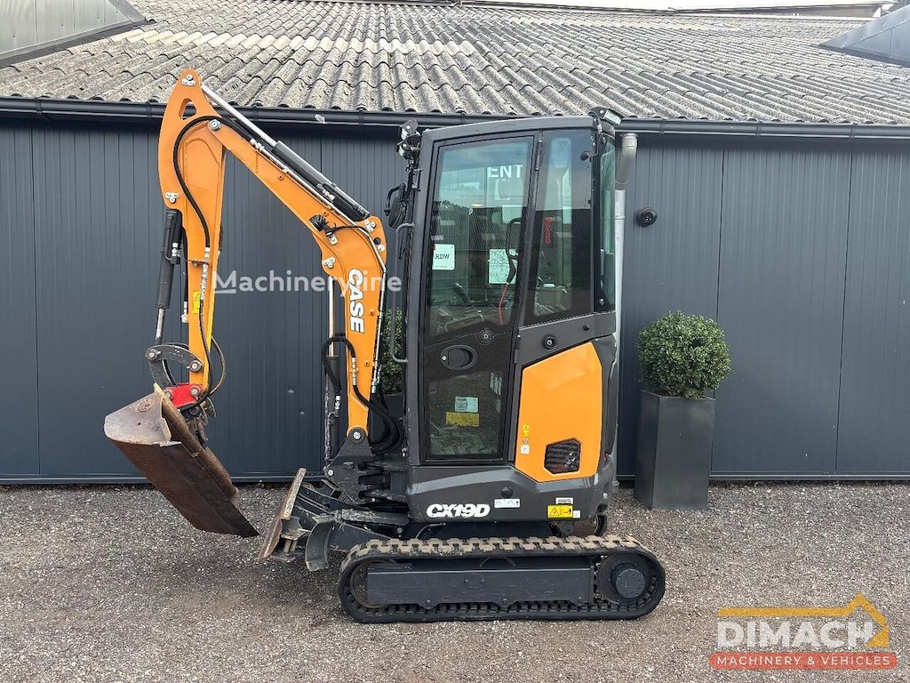 Case CX19D Yanmar 3-cylinder - monoboom - tilting bucket - hydraulic mini bager