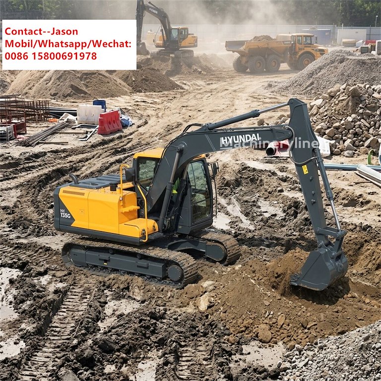 Novi Hyundai HX135G bager guseničar