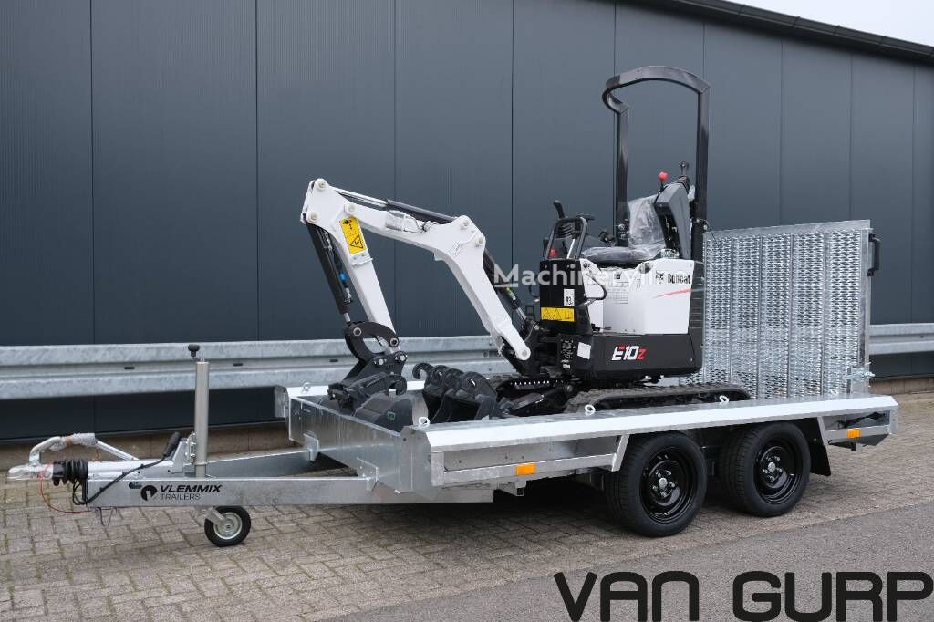 Bobcat E 10z | Inclusief machinetransporter mini bager