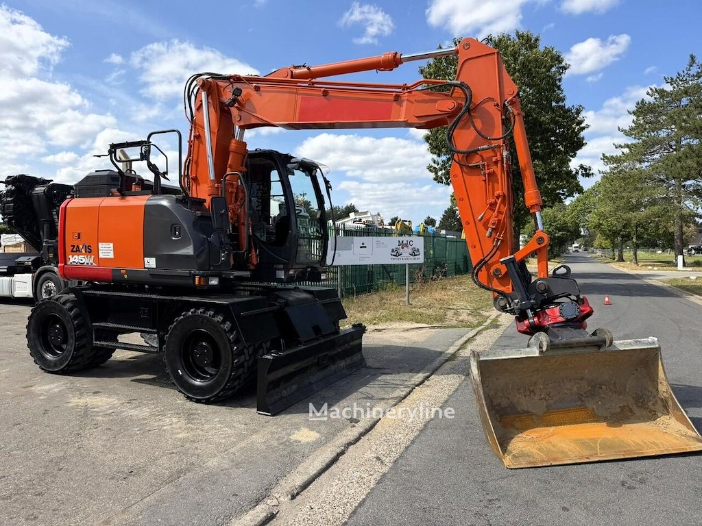 Hitachi ZAXIS ZX145W-6 + SMP TILTROTATOR - TRIPPLE ARM + BLADE - FULL HY bager točkaš