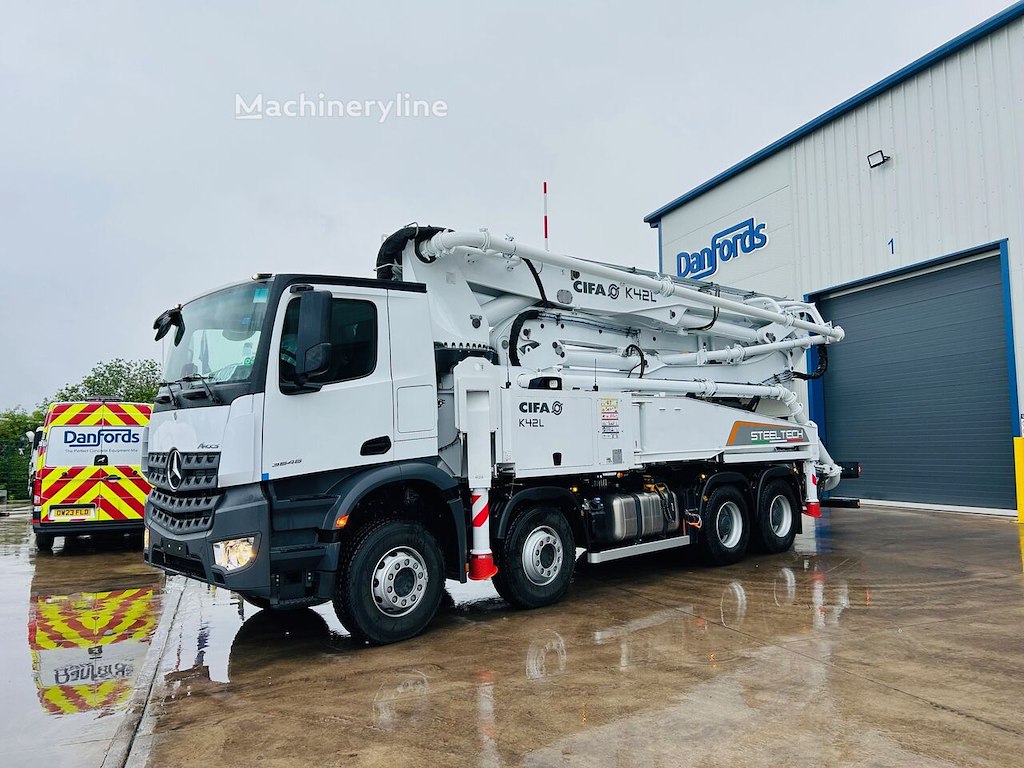 Nova Cifa K42L HP1608EC na šasiji Mercedes-Benz Arocs 3646 pumpa za beton