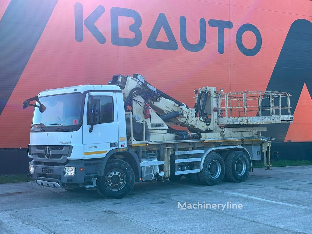 Mercedes-Benz Actros 2636 6x4 Normet Esslift 1000 / ONLY 22724 km ! / V6 ENGIN auto dizalica s korpom