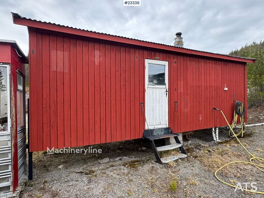 Site cabin with lounge and kitchen - prepared for gas installation radnički kontejner