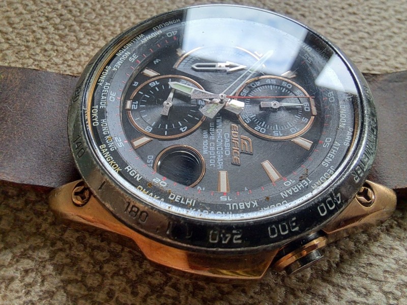 Casio Twin Chronograph Wave Ceptor