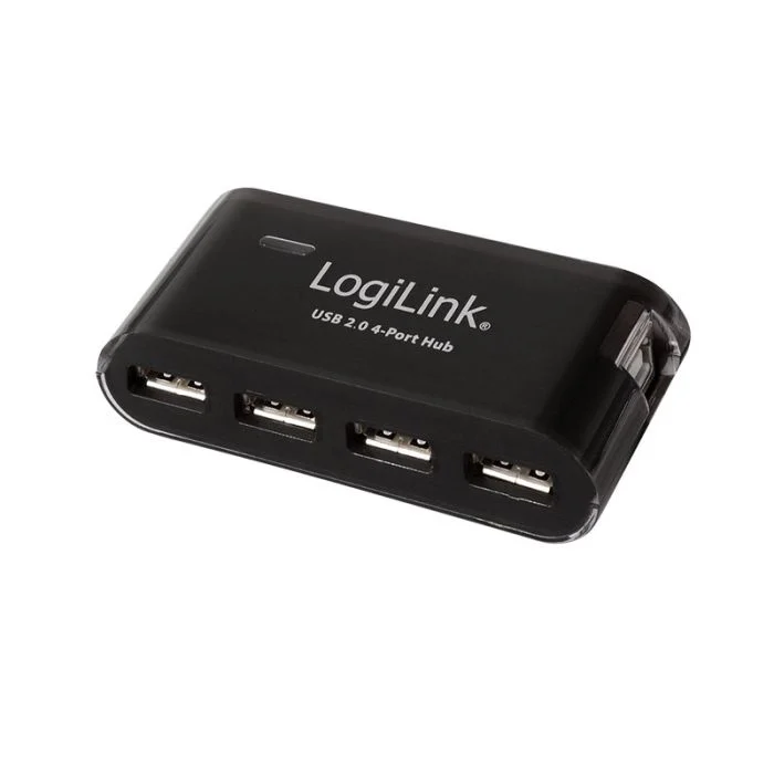 LogiLink USB 2.0 Hub 4-Port - crni, sa napajanjem