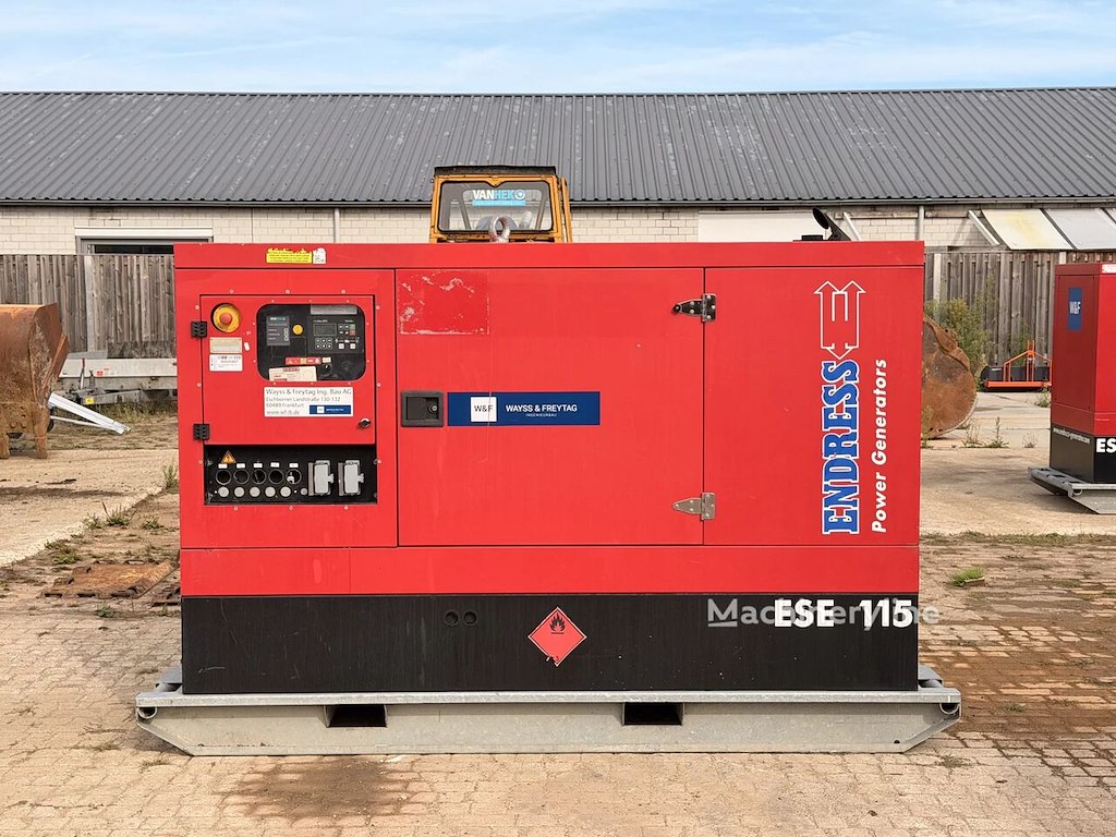 Endress ESE115 PW/MPS - silent genset / Perkins engine / MeccAlte altern diesel generator