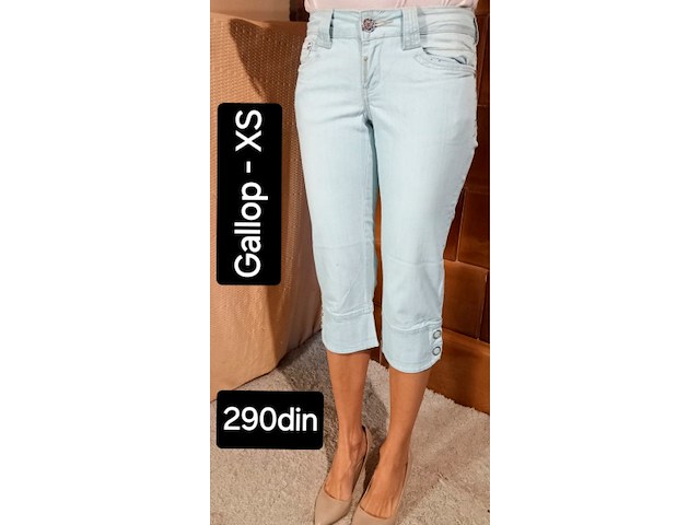 Gallop kapri pantalone teksas ženske  XS