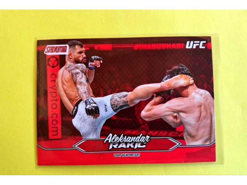 Aleksandar Rakić RED Paralela TOPPS STADIUM UFC