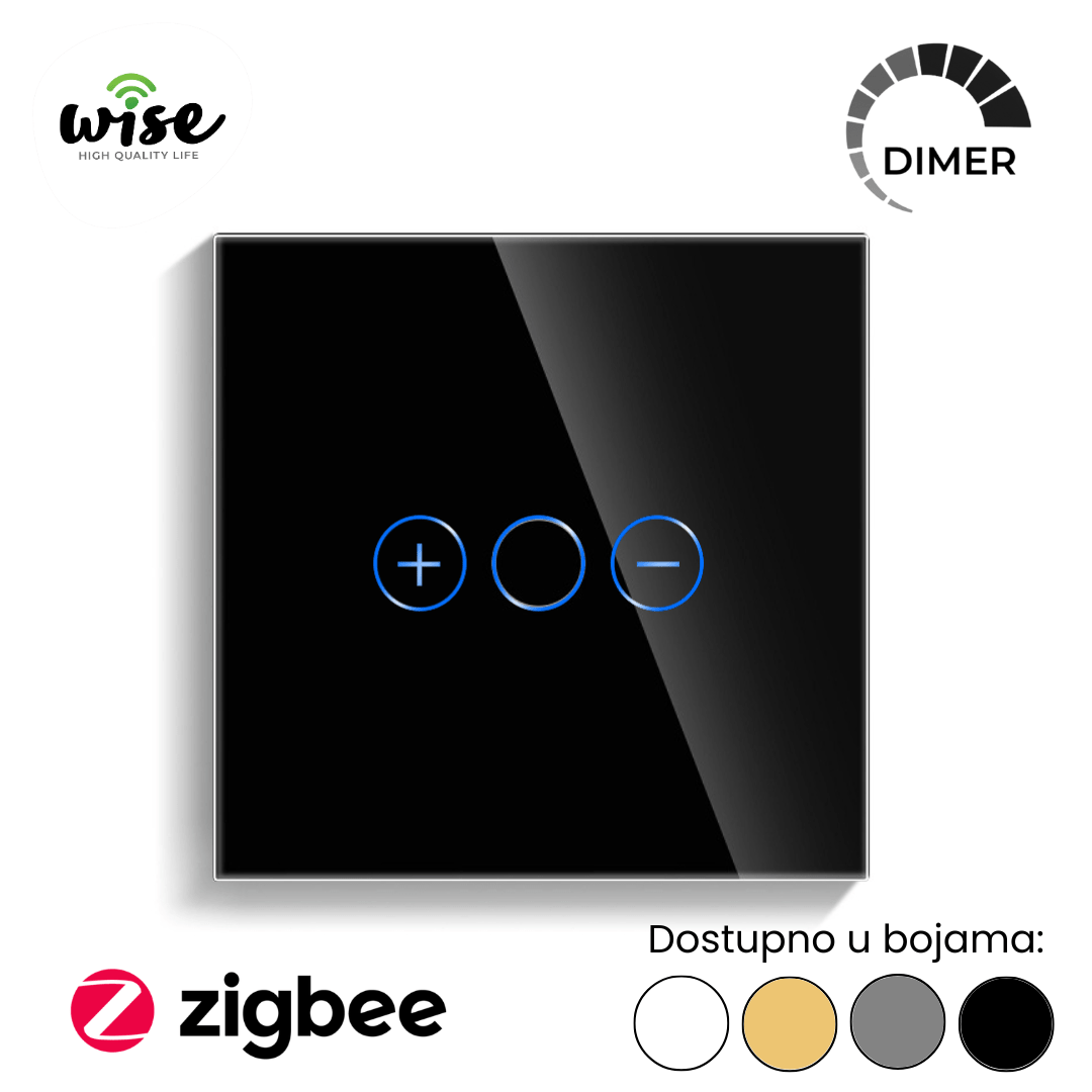 Wise pametni Zigbee dimer prekidač,
staklo