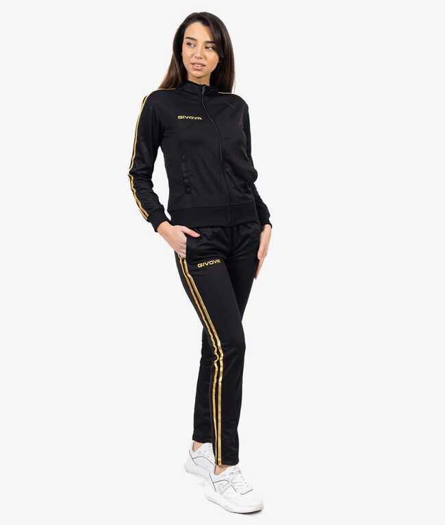 Dámska súprava TUTA REVOLUTION SUMMER DONNA čierna-zlatá 2XL