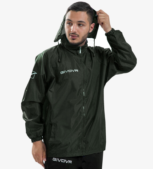 Bunda RAIN BASICO vojenská zelená L