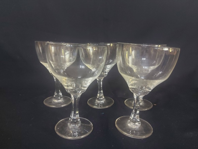 Retro staklene čaše za vino liker desert
