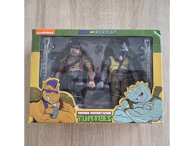 TMNT Neca box set Bibop i Rokstedi