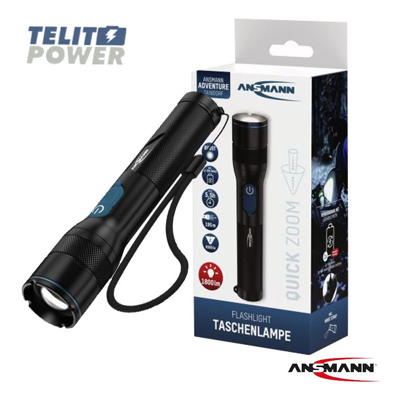 ANSMANN Adventure TA1800RF – Profesionalna LED punjiva lampa