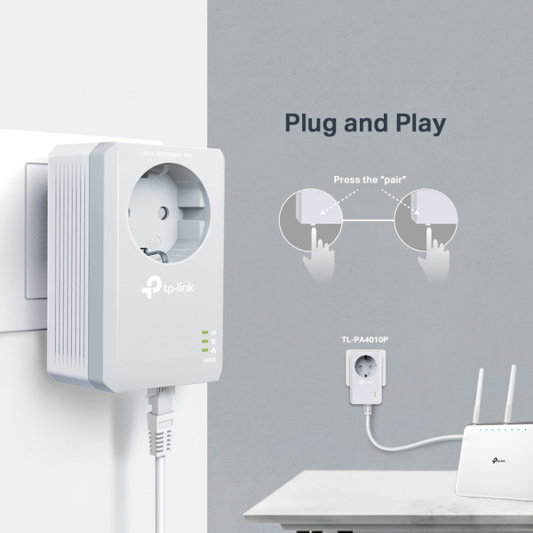 LAN Powerline Adapter TP-LINK TL-PA4010P KIT