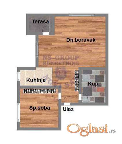 Odličan, jednoiposoban stan u izgradnji