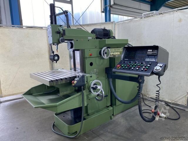 CNC glodalica, alatna glodalica sa ručnim točkićima i upravljanjem putem kontura GRUNDIG Contur 2, g
DECKEL FP 4 MA