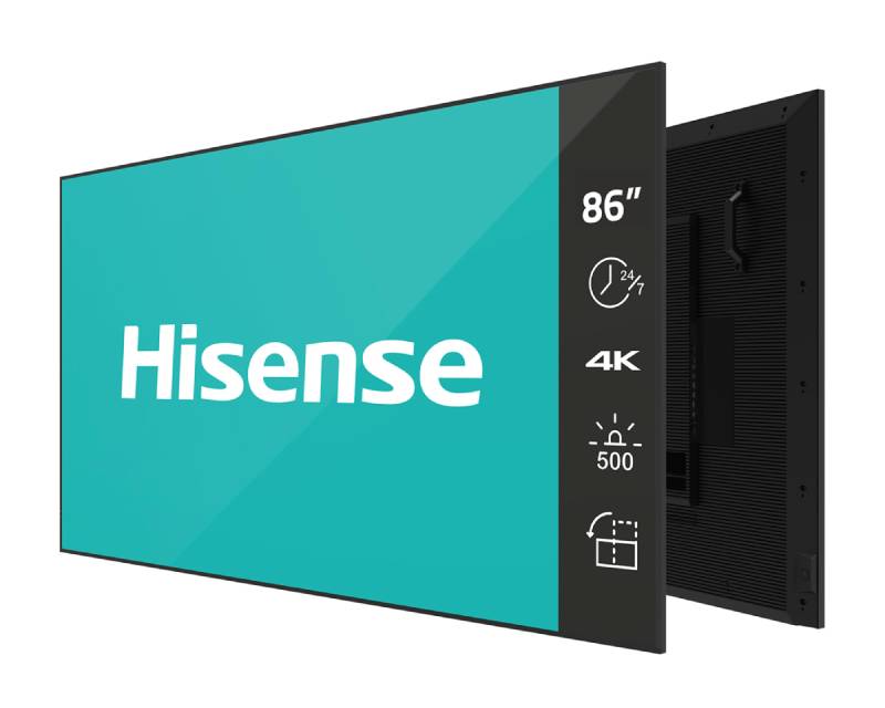 HISENSE 86 inča 86DM66D 4K UHD 500 nita Digital Signage Display - 24/7 Operation