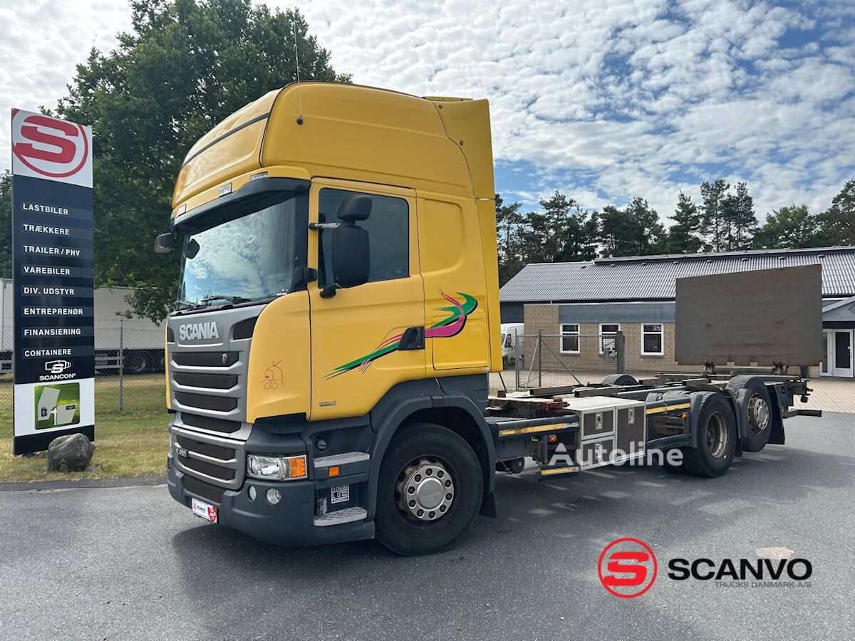Scania R450 LB 6x2 MNB vozilo za prevoz kontejnera