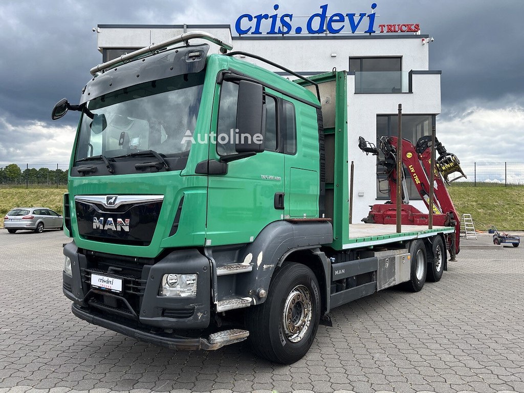 MAN TGS 26.480 6x2 LIV 170 Z HOLZ Kran (2021) kamion za prevoz drva