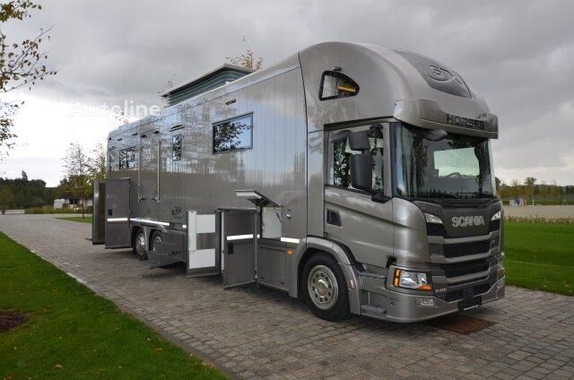 Scania P 410 kamion za prevoz konja