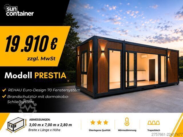 Stambeni kontejner
Bürocontainer / Wohncontainer / Baucontainer Modell PRESTIA