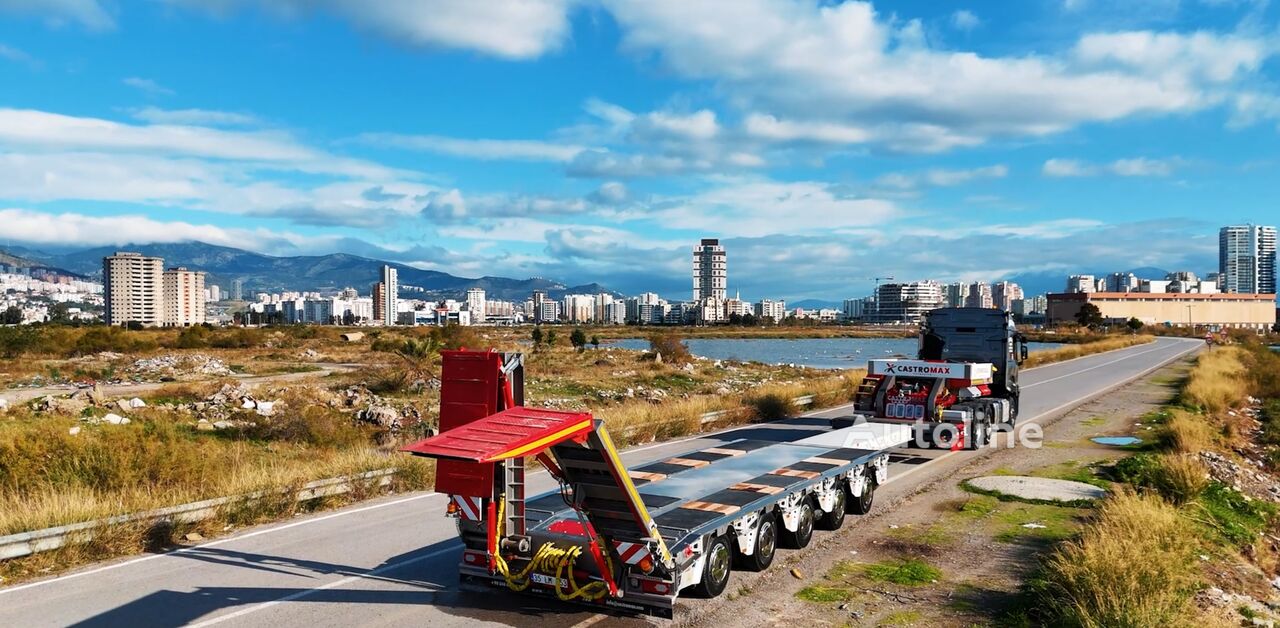 Nova Castromax CST-MXE- 5 AXLES HYDRAULIC GOOSENECK LOWBED poluprikolica sa niskom platformom