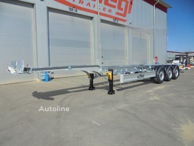 Nova Fliegl SDS 380 Gooseneck starr 40" light poluprikolica za prevoz kontejnera