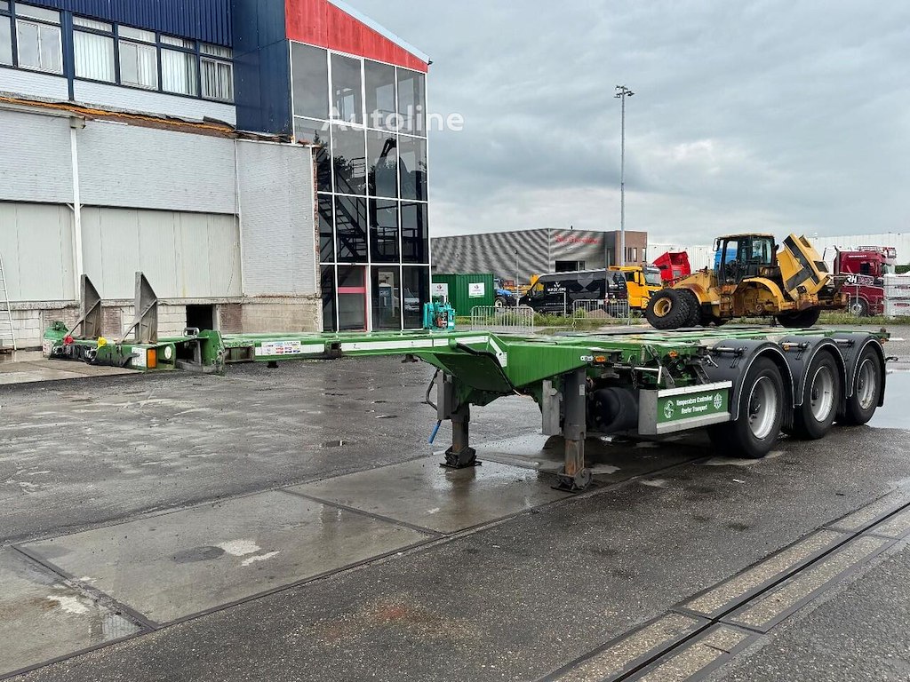 D-Tec FLEXITRAILER - TRIPLE EXTENDABLE 2022 poluprikolica za prevoz kontejnera