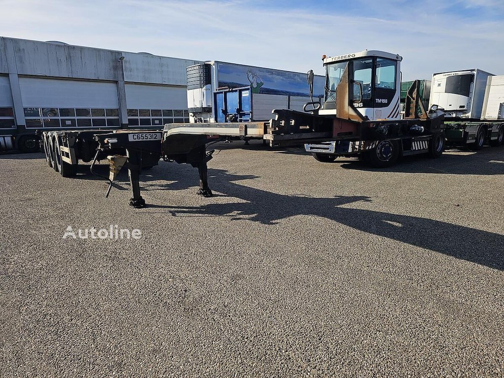 Pacton FLEX XL/ ALL CONNECTIONS/ 3 X EXTENDIBLE /SAF DRUM. poluprikolica za prevoz kontejnera