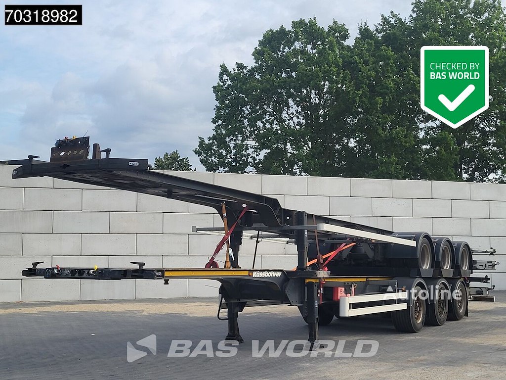 Kässbohrer CS 40ft poluprikolica za prevoz kontejnera