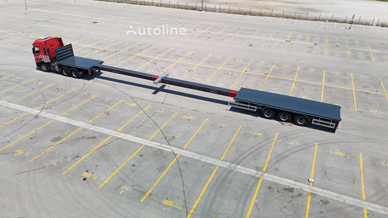 Nova Onder Trailer 3-Axle MEGA Platform Semi-Trailer with Extendable Platform AGM3 poluprikolica platforma