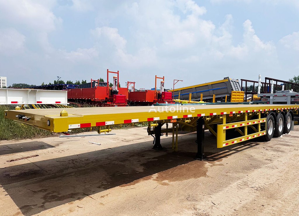Nova Intai Vehicle 40 FT Flatbed Trailer For Sale in Kenya poluprikolica platforma