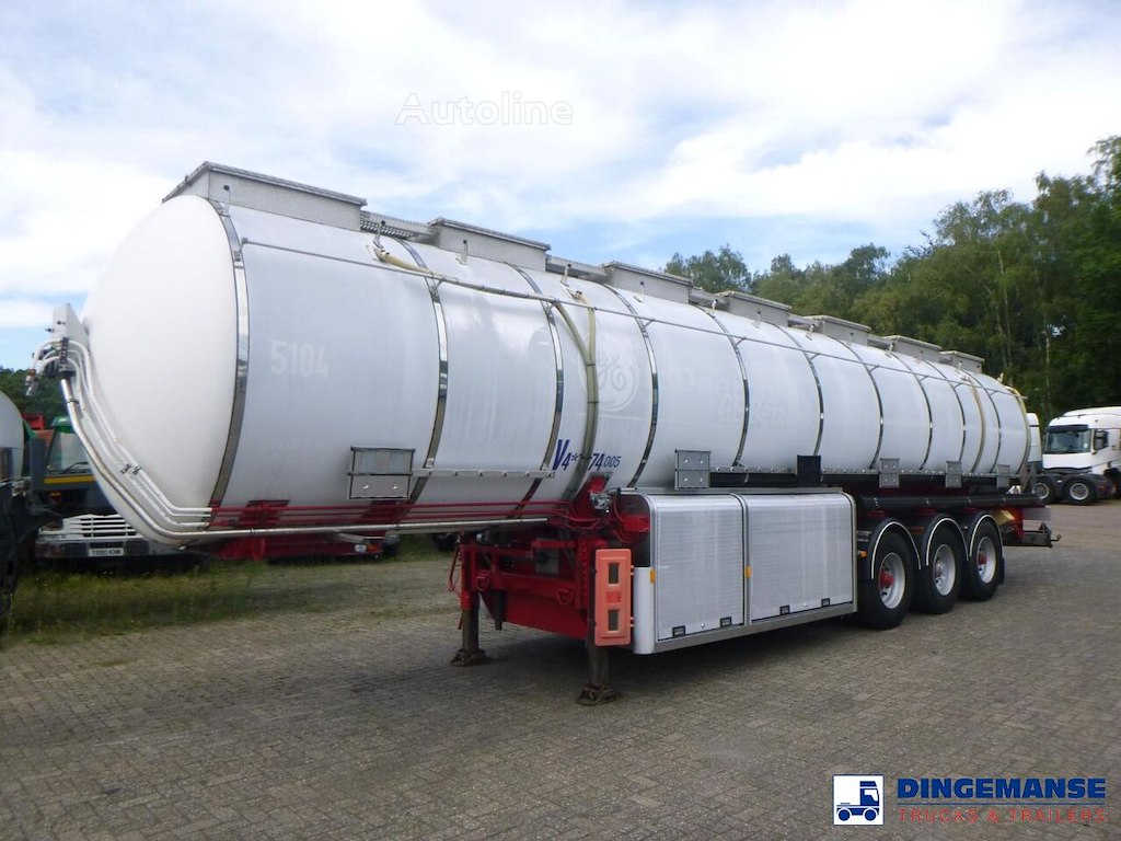 Van Hool Chemical tank inox L4BH 37.9 m3 / 7 comp cisterna za prevoz hemikalija