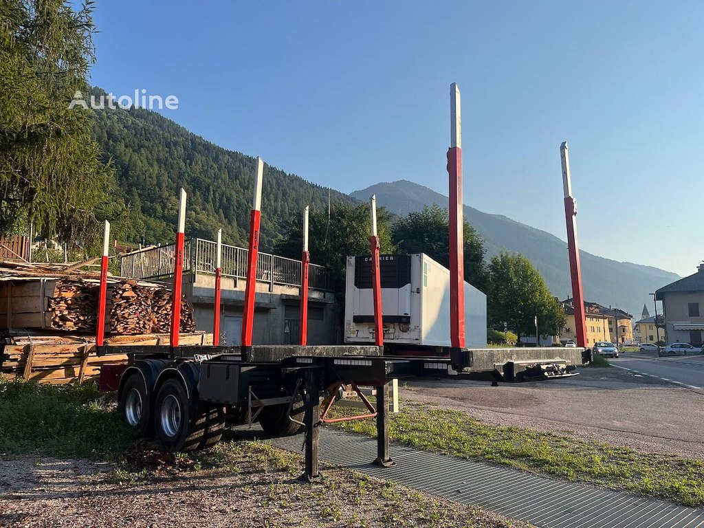 Cardi 900 poluprikolica za prevoz drva