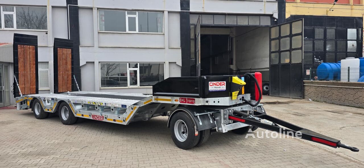 Nova Onder Trailer 3-Axle Lowbed Trailer with Front Drawbar and Recessed Platform A prikolica sa niskom platformom