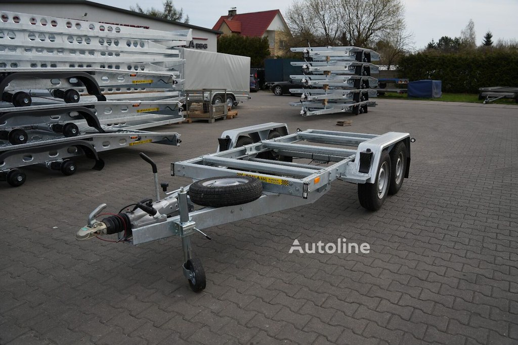 Nova Kubix Twin-axle generator trailer 300x136 cm, GVW 2 700 kg prikolica šasije