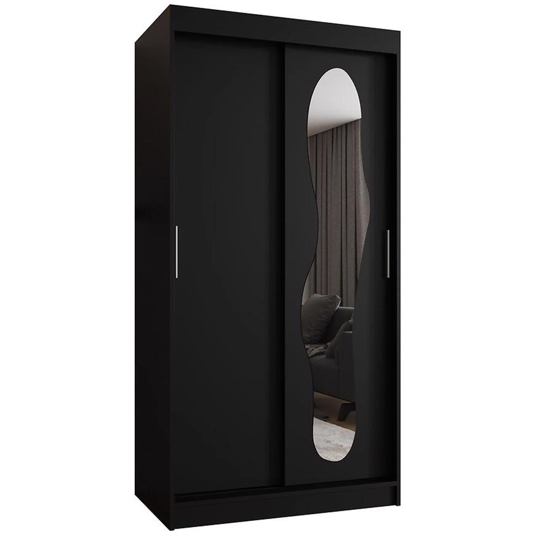 Ultra garderober 100x62x202 cm crna