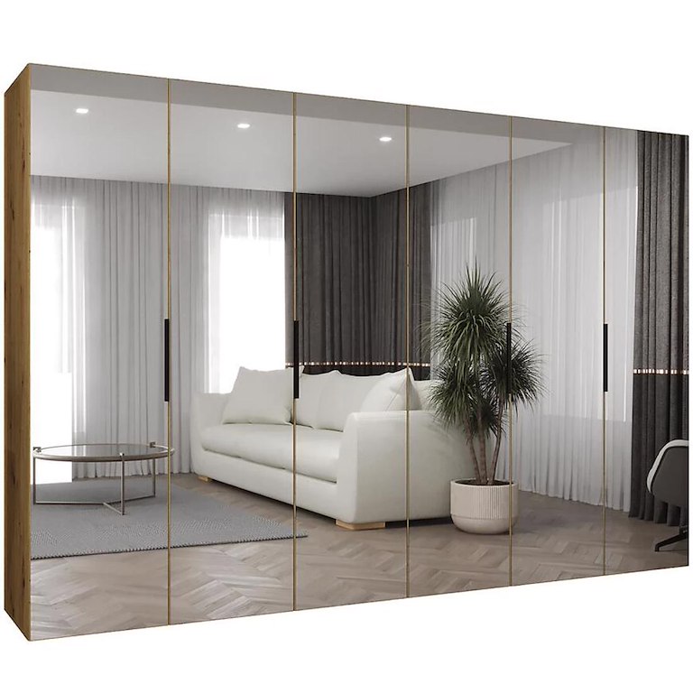 Marbella III garderober 300x50x202 cm artisan/crna