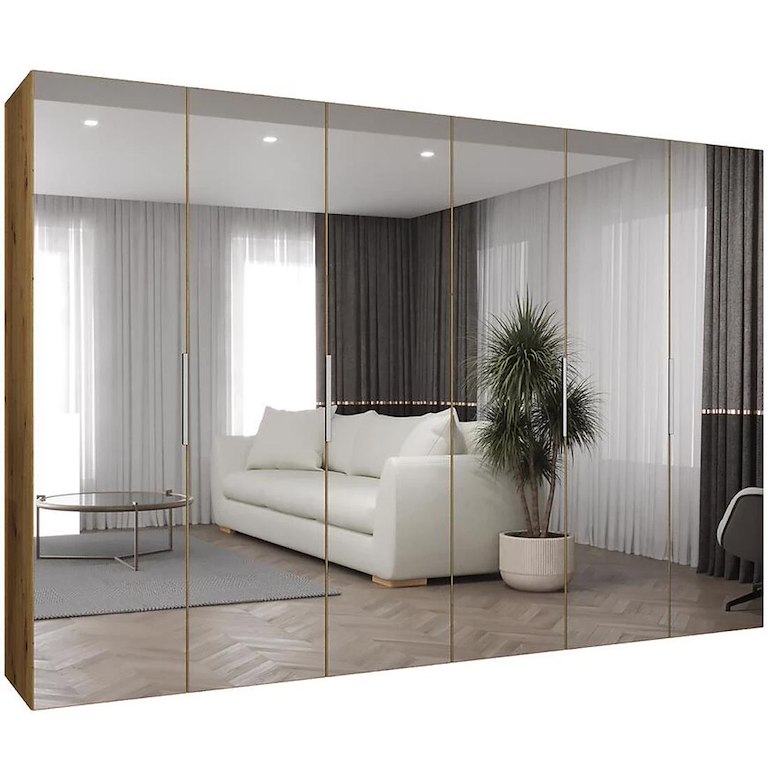 Marbella III garderober 300x50x202 cm artisan/srebro