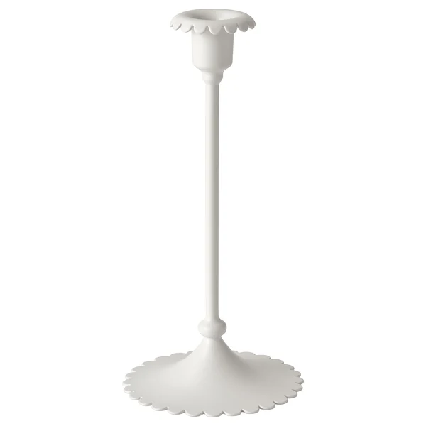 Svećnjak, prljavobela, 25 cm