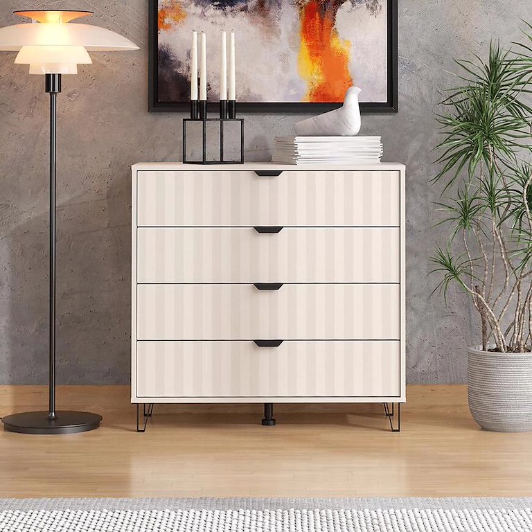 Brest komoda 93x40x90,5 cm kašmir