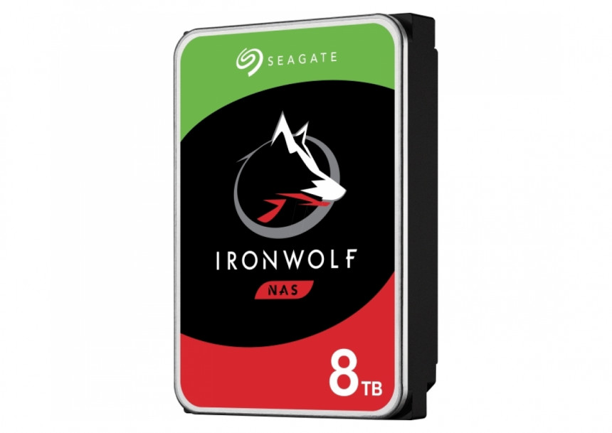 8TB 3.5" SATA III 256MB 5.900rpm ST8000VN004 IronWolf NAS