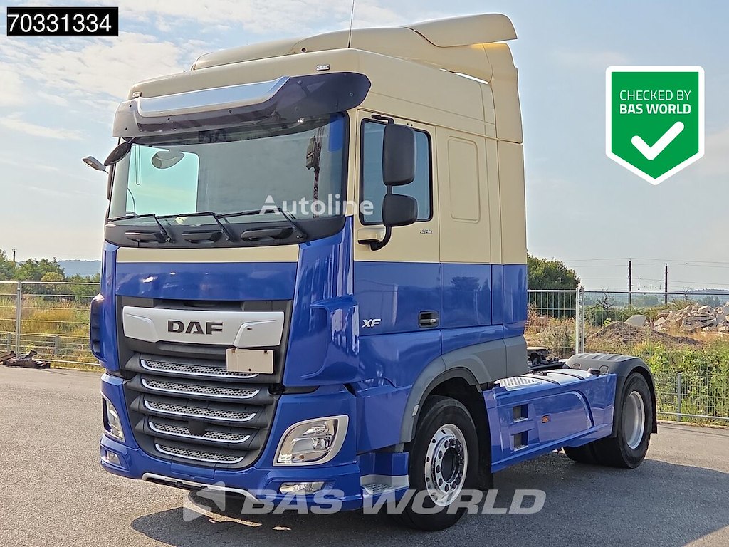 DAF XF 480 4X2 SC 2x Tanks Standklima ACC Alcoa's tegljač