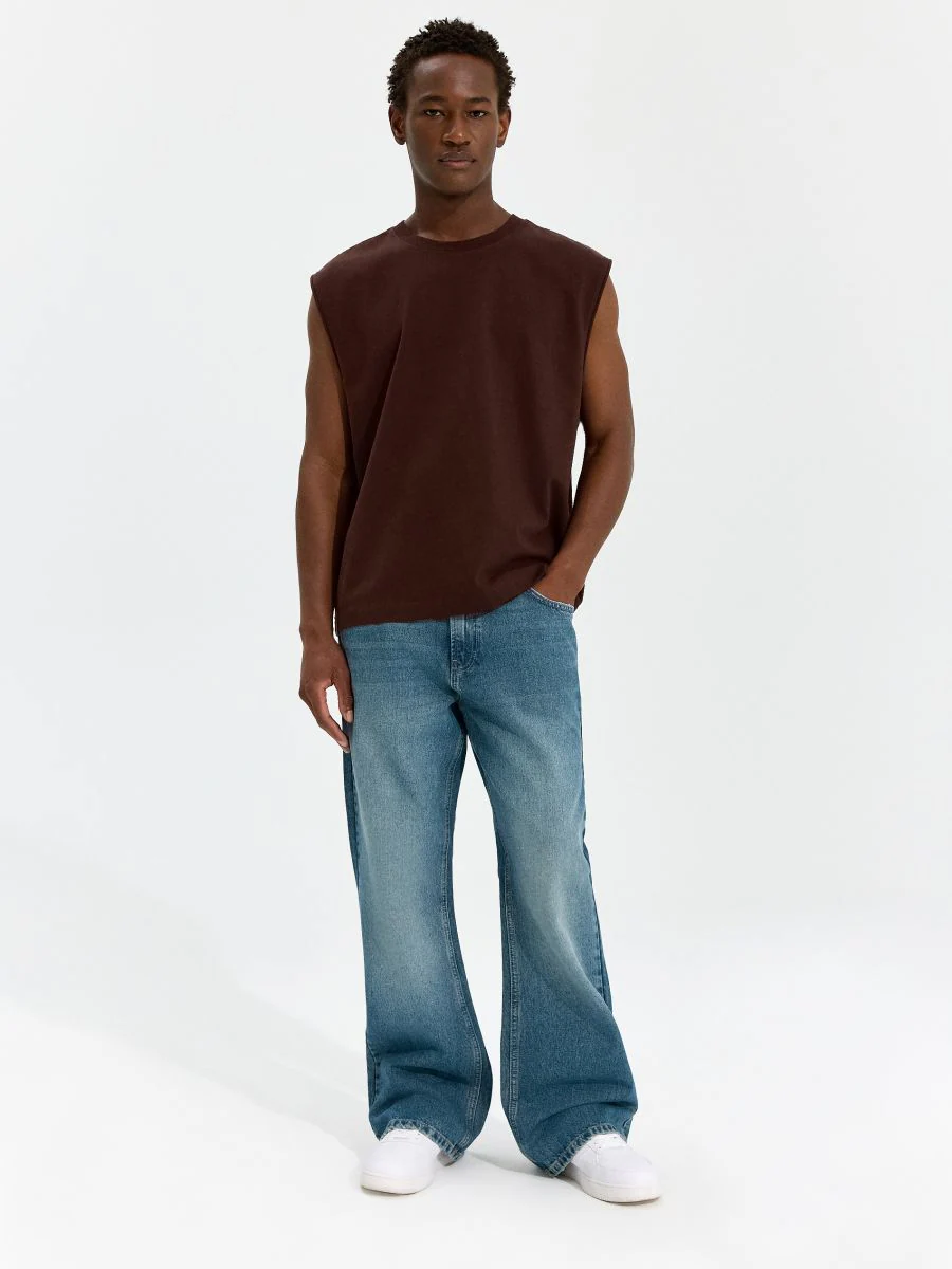 Baggy fit farmerke