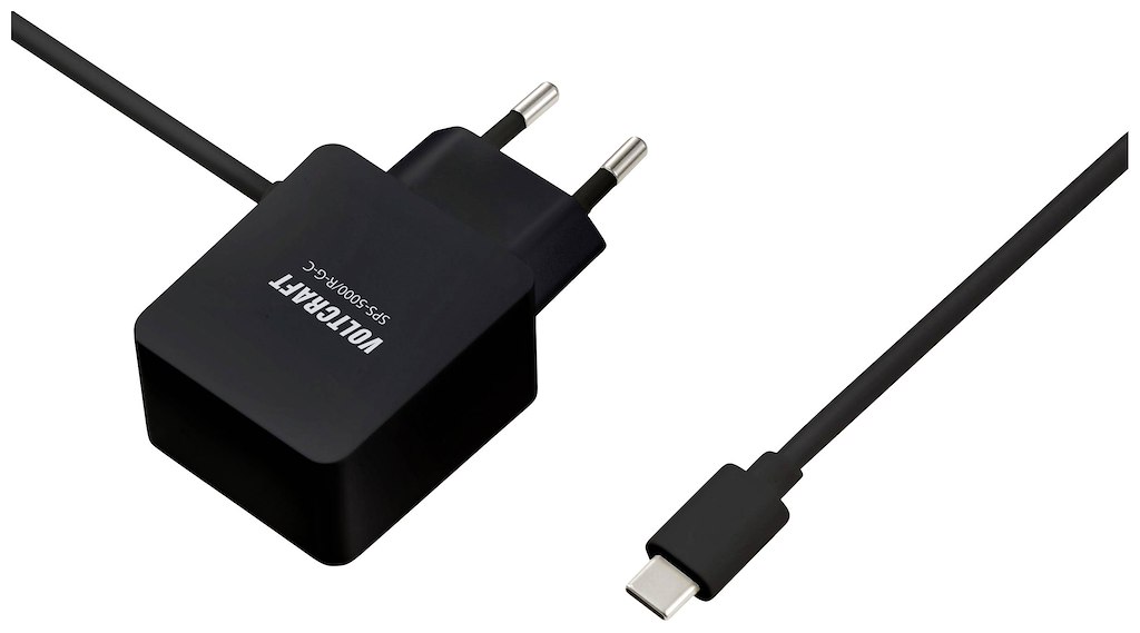 VOLTCRAFT SPS-5000/R-G-C adapter za napajanje sa fiksnim naponom 5 A 27 W USB-C® utikač
