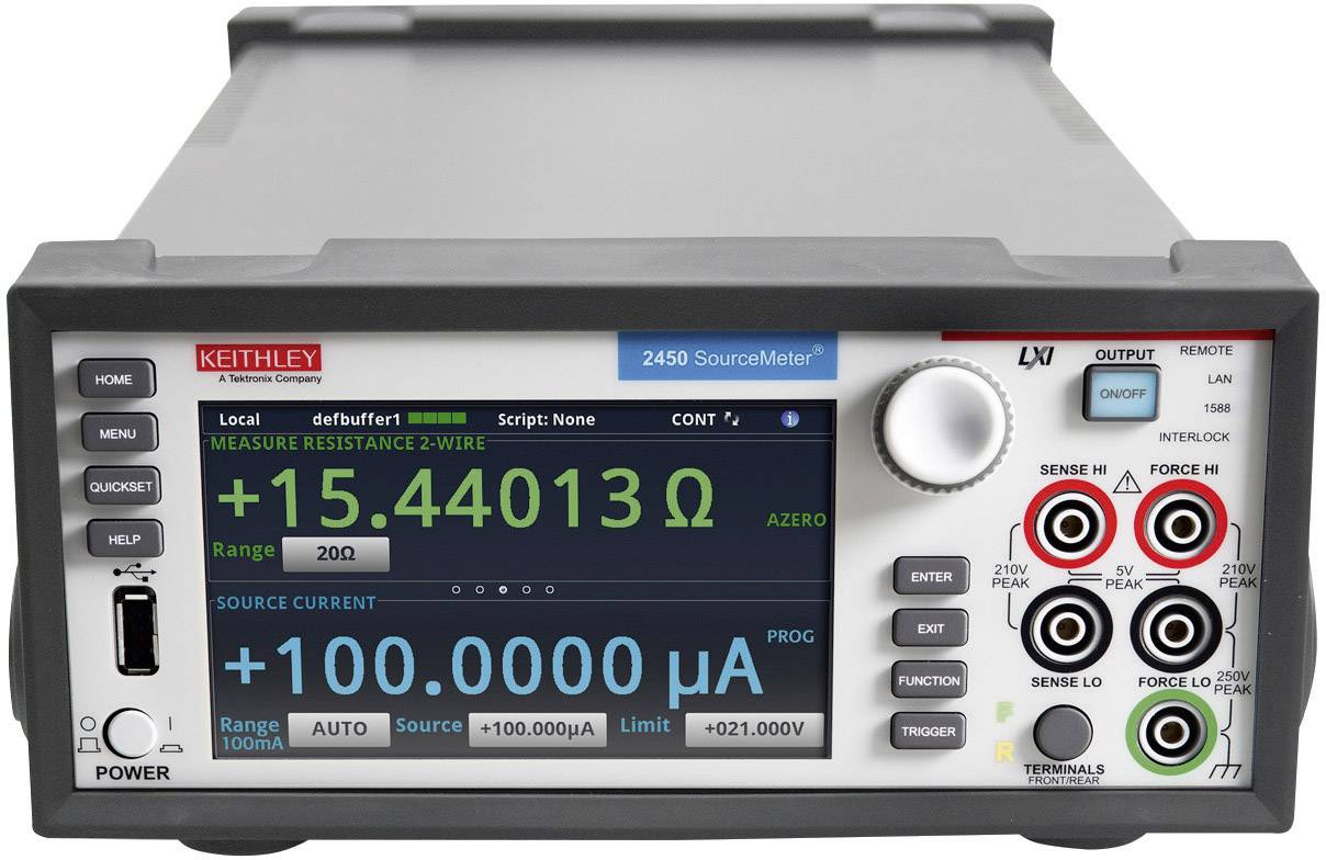 Keithley 2450 SourceMeter laboratorijsko napajanje sa podesivim naponom 200 V/DC 1 A 20 W (616802)