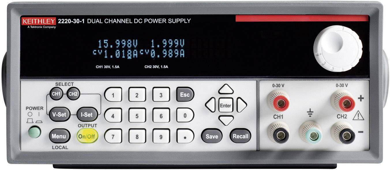 Keithley 2220-30-1 laboratorijsko napajanje sa podesivim naponom 230 V/AC → 30 V/DC 1,5 A 90 W
