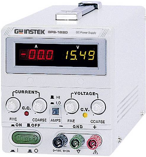 GW Instek SPS-1820 laboratorijsko napajanje sa podesivim naponom 230 V/AC → 18 V/DC 20 A 360 W