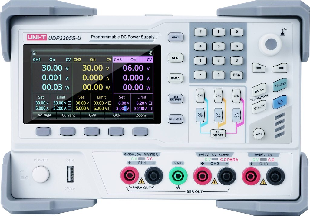 Uni-T UDP3305S-U laboratorijsko napajanje sa podesivim naponom 32 V 5 A 348 W